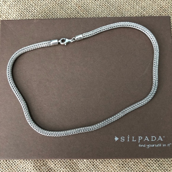 Silpada | Jewelry | Silpada Omega 925 Sterling Silver Thick Heavy Wheat ...